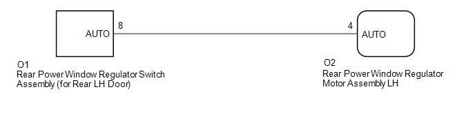 Lexus NX - Rear Power Window LH Auto Up / Down Function does not ...